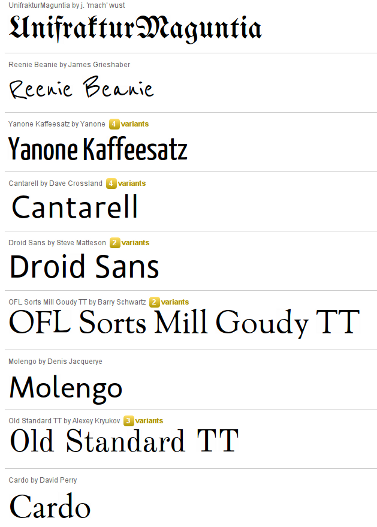 Google - Neue Schriftarten für deine Webseite - SUCKUP.de